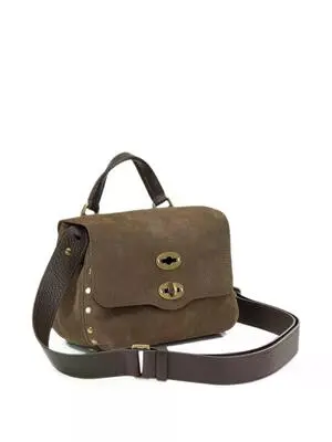 ZANELLATO Postina Stud-embellished Tote Bag - Brown