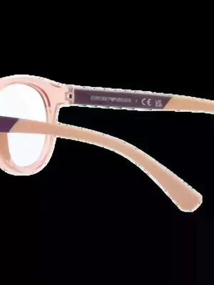 Emporio Armani Round Logo-temples Glasses