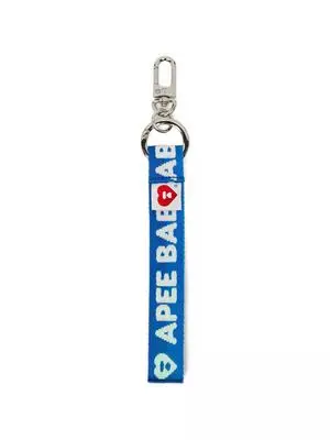 AAPE BY *A BATHING APE Logo-print Strap Keyring