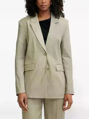 Guess Linen-blend Blazer - Neutrals
