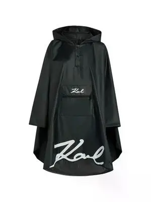 Karl Lagerfeld Hooded Rain Poncho