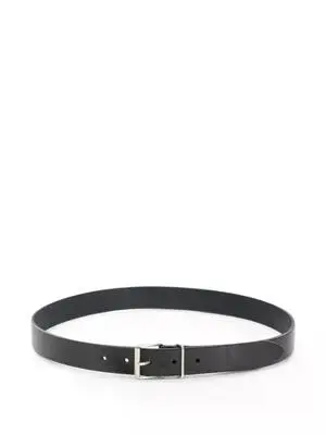 Anderson's Buckle-fastening Leather Belt - Black