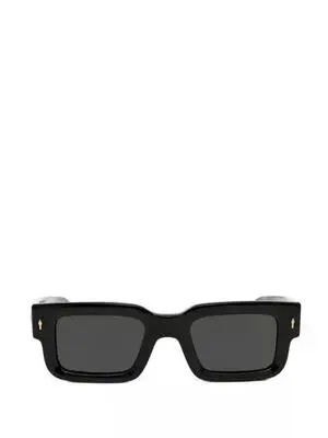 KAT MACONIE Sora Rectangle-frame Sunglasses - Black