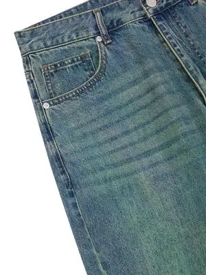 STUDIO TOMBOY Washed-denim Wide-leg Jeans