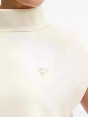 Guess High-neck Logo-plaque Top