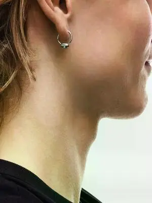 DIESEL® Stainless Steel Hoop Earring