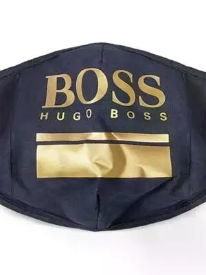 BOSS Logo-print Face Mask - Black