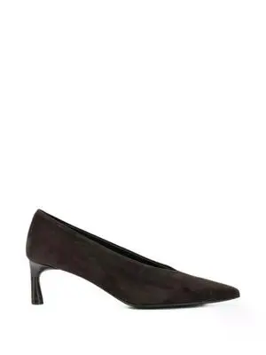 HALMANERA Suede Pumps - Brown