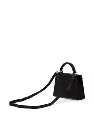 SILVIAN HEACH X New Martina Sanitá Pebbled-texture Tote Bag - Black