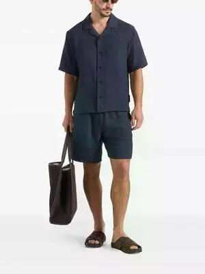 Manière De Voir Harley Textured Revere Shirt