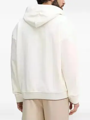 Guess Logo-embroidered Drawstring Hoodie