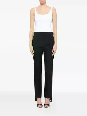 Givenchy Podium Velvet-appliqué Pocket Trousers
