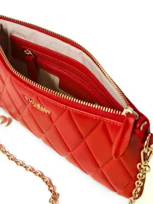 TWINSET Quilted Chain-strap Shoulder Bag - Red