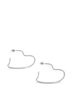 Bimba Y Lola Heart Earrings - Silver