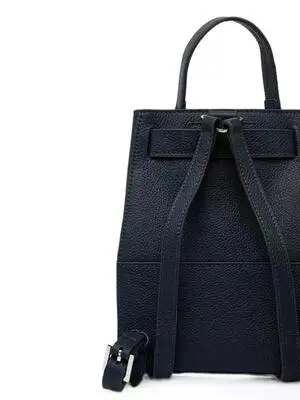 SILVIAN HEACH Pebbled Leather Turn-lock Backpack