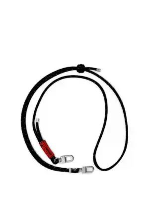 TOPOLOGIE Logo-patch Bag Strap - Black