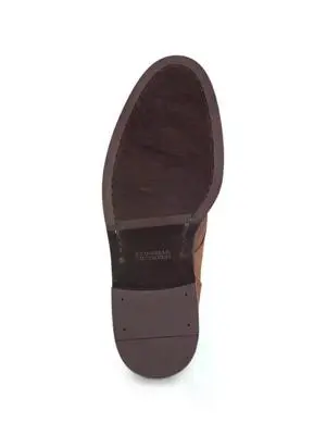 Brunello Cucinelli Lace-up Suede Boots