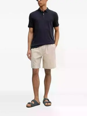 Guess Geometric-pattern Short-sleeve Polo Shirt