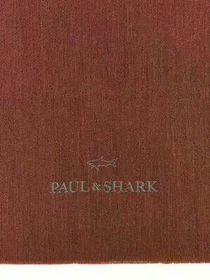 Paul & Shark Jacquard-knit Scarf - Brown