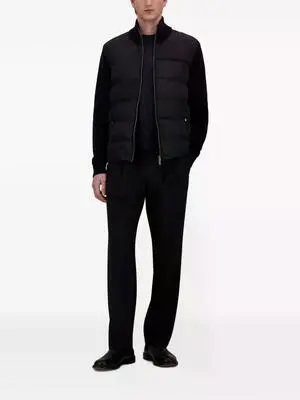 Herno Waffle-knit Padded Cardigan