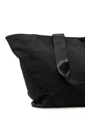 P.E Nation Nation Residency Grid-texture Logo-plaque Tote Bag