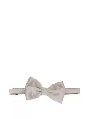 MANUEL RITZ Satin Bow Tie - Grey