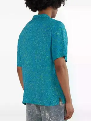 PAS DE MER Graphic-print Short-sleeve Shirt