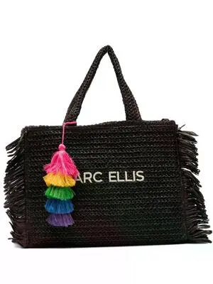MARC ELLIS Medium Buby S. Claire Fringed Tote Bag - Brown