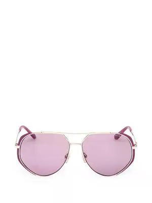Guess Gumball G Pilot-frame Sunglasses - Gold