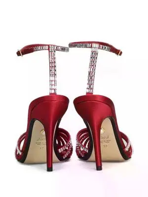 ALEVI MILANO Penelope Crystal-embellished Cage Sandals