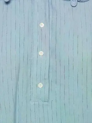 Sandro Peter-pan Collar Pinstripe Shirt