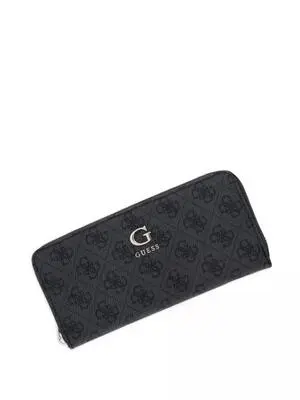 Guess Monogram-print Logo-plaque Wallet
