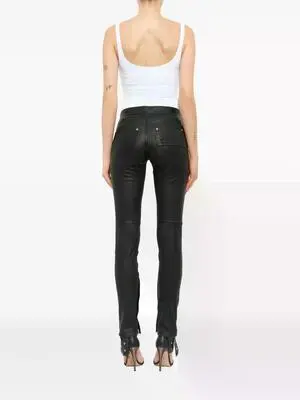 Givenchy Star-patch Leather Trousers