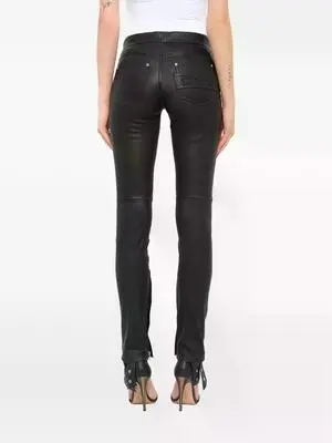 Givenchy Star-patch Leather Trousers