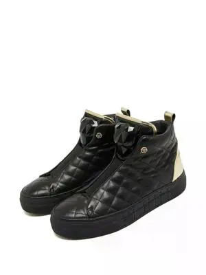 Philipp Plein Quilted Crystal-embellished Sneakers