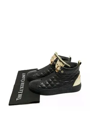 Philipp Plein Quilted Crystal-embellished Sneakers