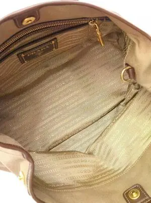 Prada Logo Jacquard Tote Bag