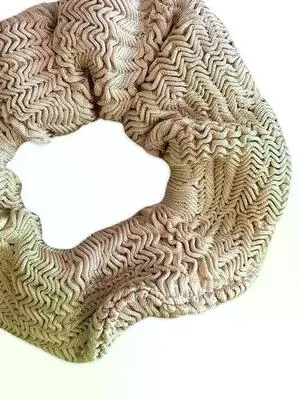 PARAMIDONNA Textured Scrunchie - Neutrals
