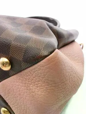 LOUIS VUITTON Brittany Damier Ebène Magnolia Tote Bag - Brown