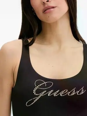 Guess Annalisa Stud-embellished Scoop-neck Swimsuit