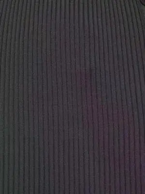 SELF-PORTRAIT Cut-out Rib-knit Midi Dress