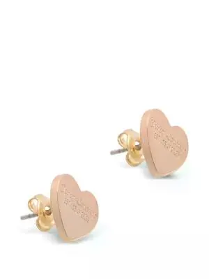 Juicy Couture Heart Stud Earrings - Gold