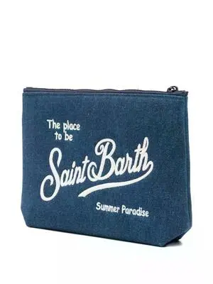 MC2 SAINT BARTH Aline Logo Clutch Bag