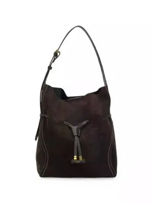 GIANNI CHIARINI Large Sienna Suede Tote Bag - Brown