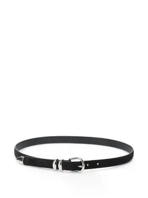 Anderson's Buckle-fastening Suede Belt - Black