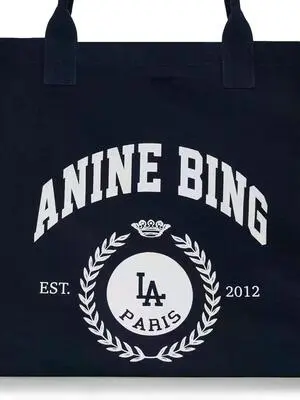 ANINE BING Leo Collegiate Tote Bag