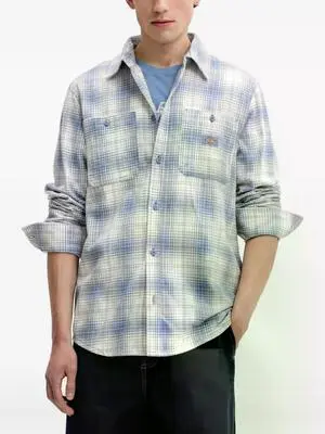 Dickies Plaid-pattern Chest-pocket Shirt