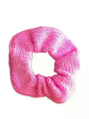 PARAMIDONNA Textured Scrunchie - Pink