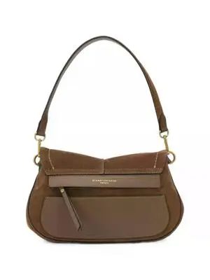 GIANNI CHIARINI Helena Round Suede Shoulder Bag