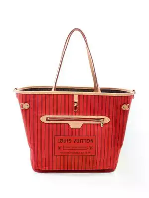LOUIS VUITTON Monogram Neverfull Tote Bag - Brown